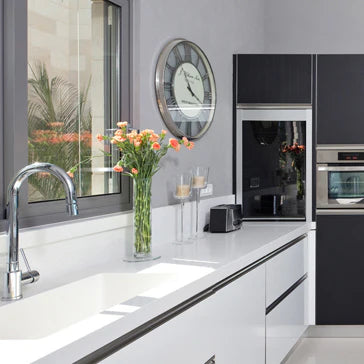 Caesarstone 2141 Blizzard Snow Quartz Slab 65-Inch x 131-Inch (58.90 s ...