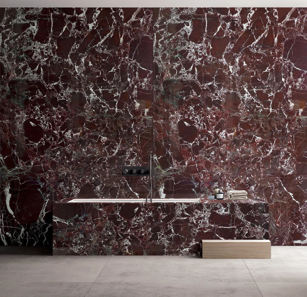 Rosso Levanto Natural Marble Countertop Slab – Polished 72" x 116 ...